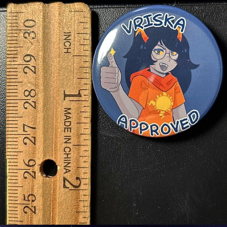 Handmade Vriska Buttons! [1.45 In] - Etsy
