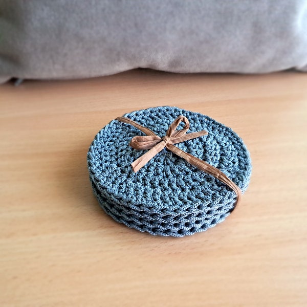 Crochet Cup Coaster - Etsy