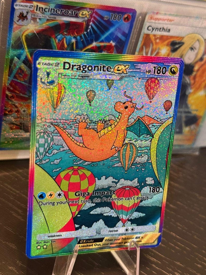 Dragonite Card Fan Art - Etsy