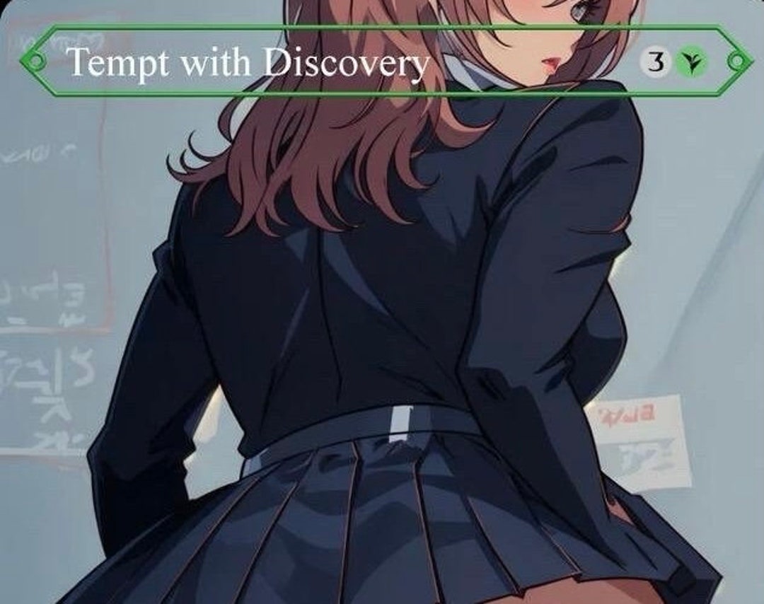 Tempt With Discovery Mtg Proxy Card Holographic - Etsy