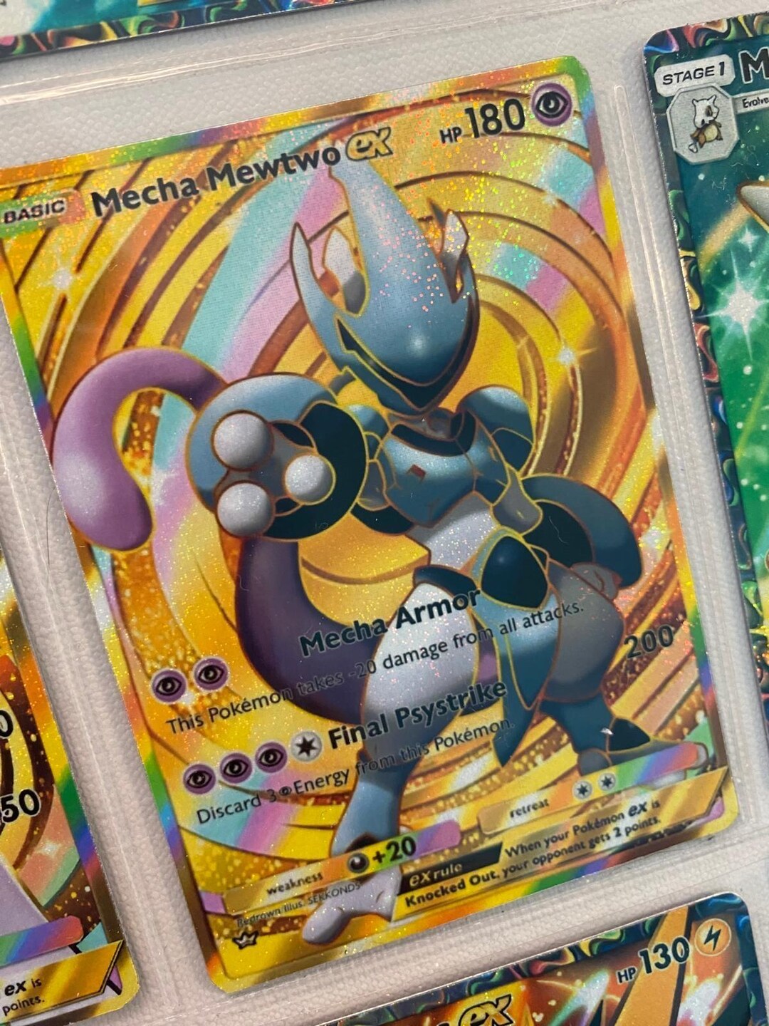 Mecha Mewtwo Trainer Pocket App Tcg High Quality Proxy Pokemon Card ...