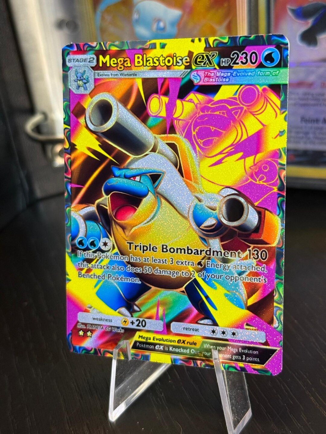 Mega Blastoise Card Fan Art - Etsy