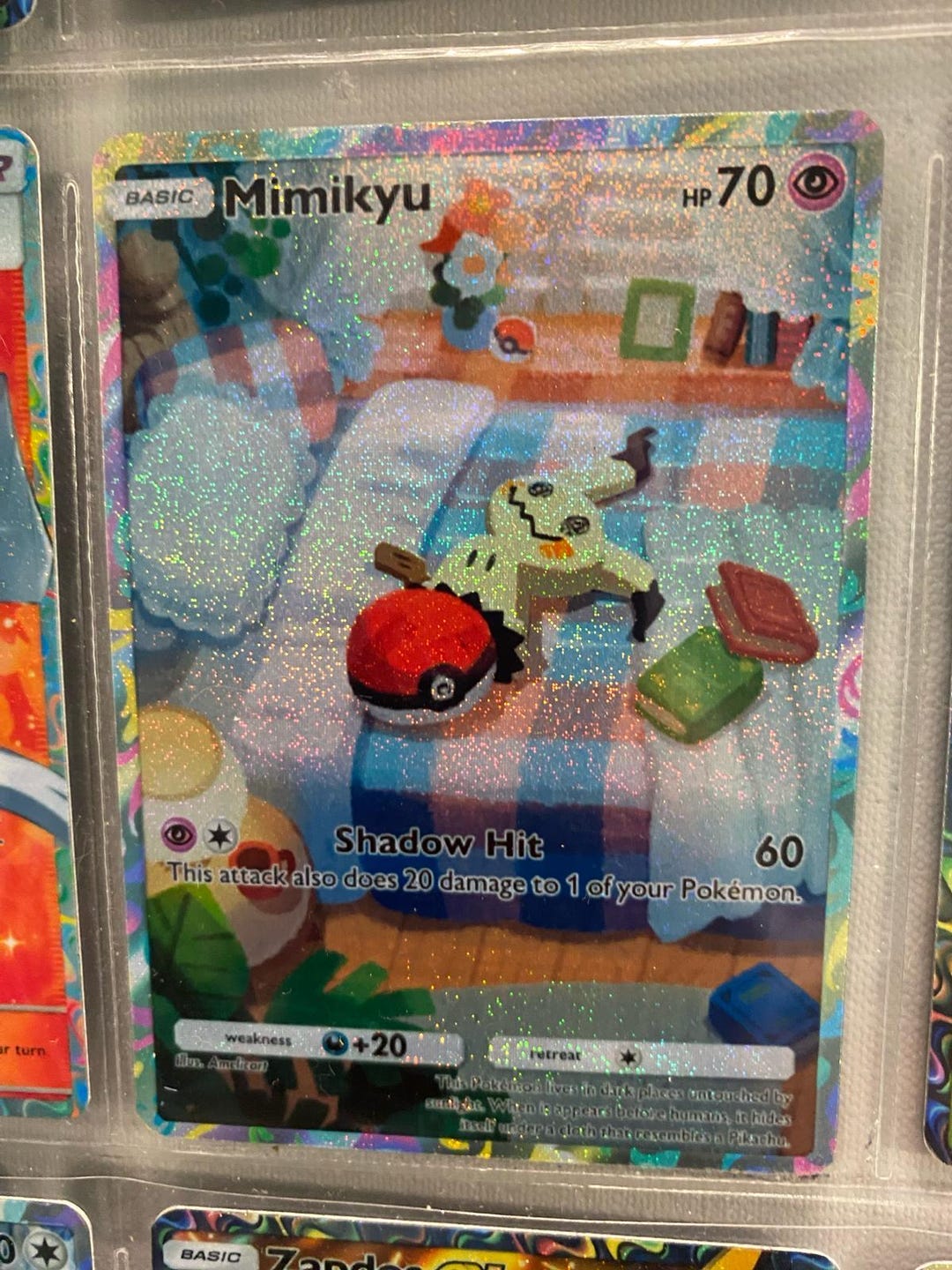Mimikyu Ex Shiny Tcg High Quality Pokemon Card Custom Alternative Full ...