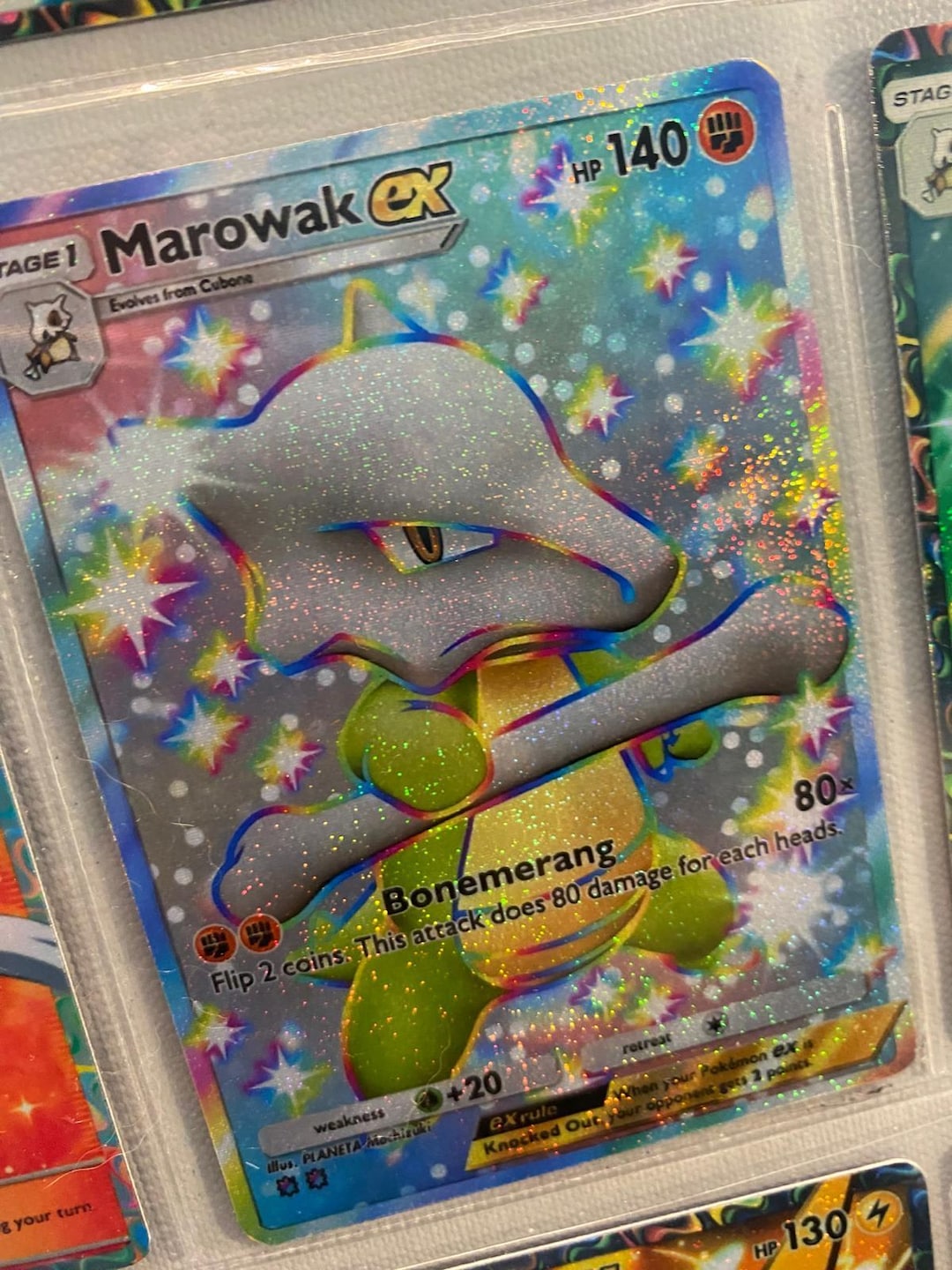 Marowak Card Fan Art - Etsy
