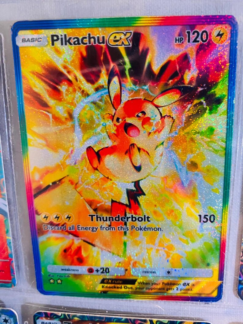 Pikachu Card Fan Art - Etsy