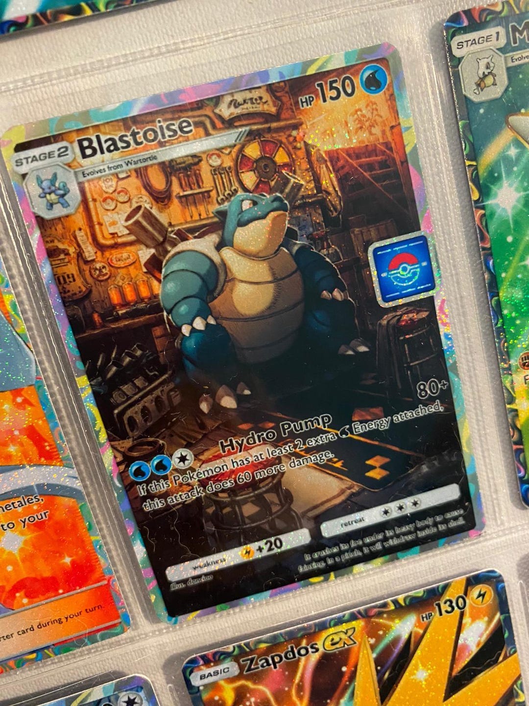 Blastoise Pocket App Tcg High Quality Proxy Pokemon Card Custom ...