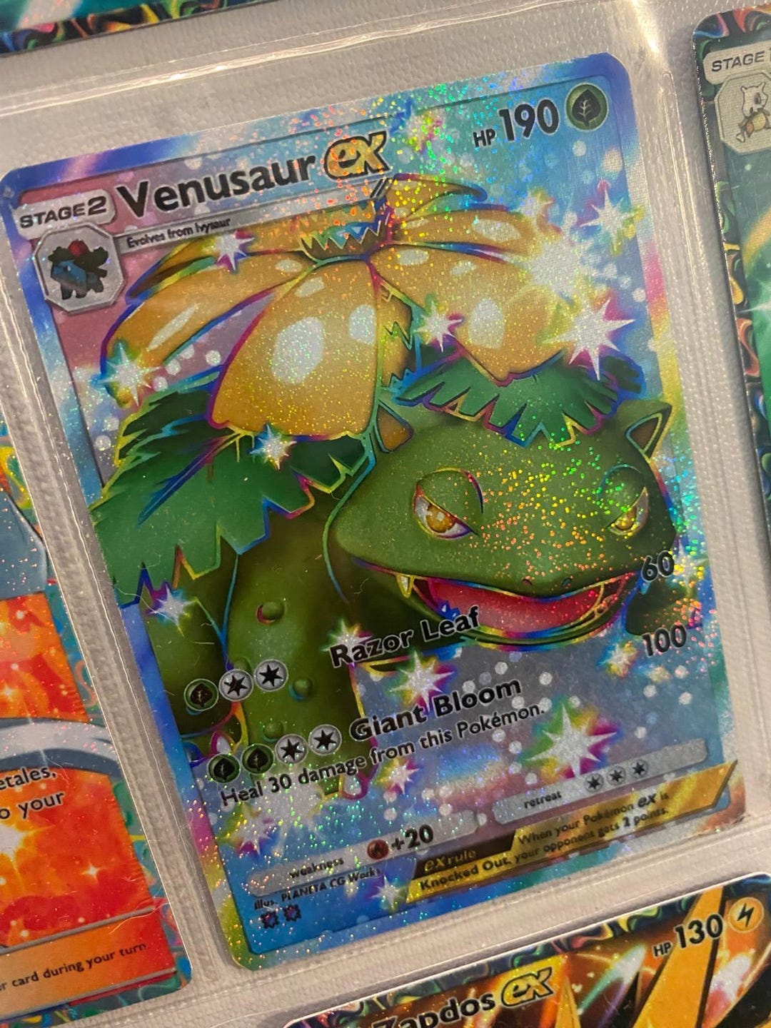 Venusaur Card Fan Art - Etsy