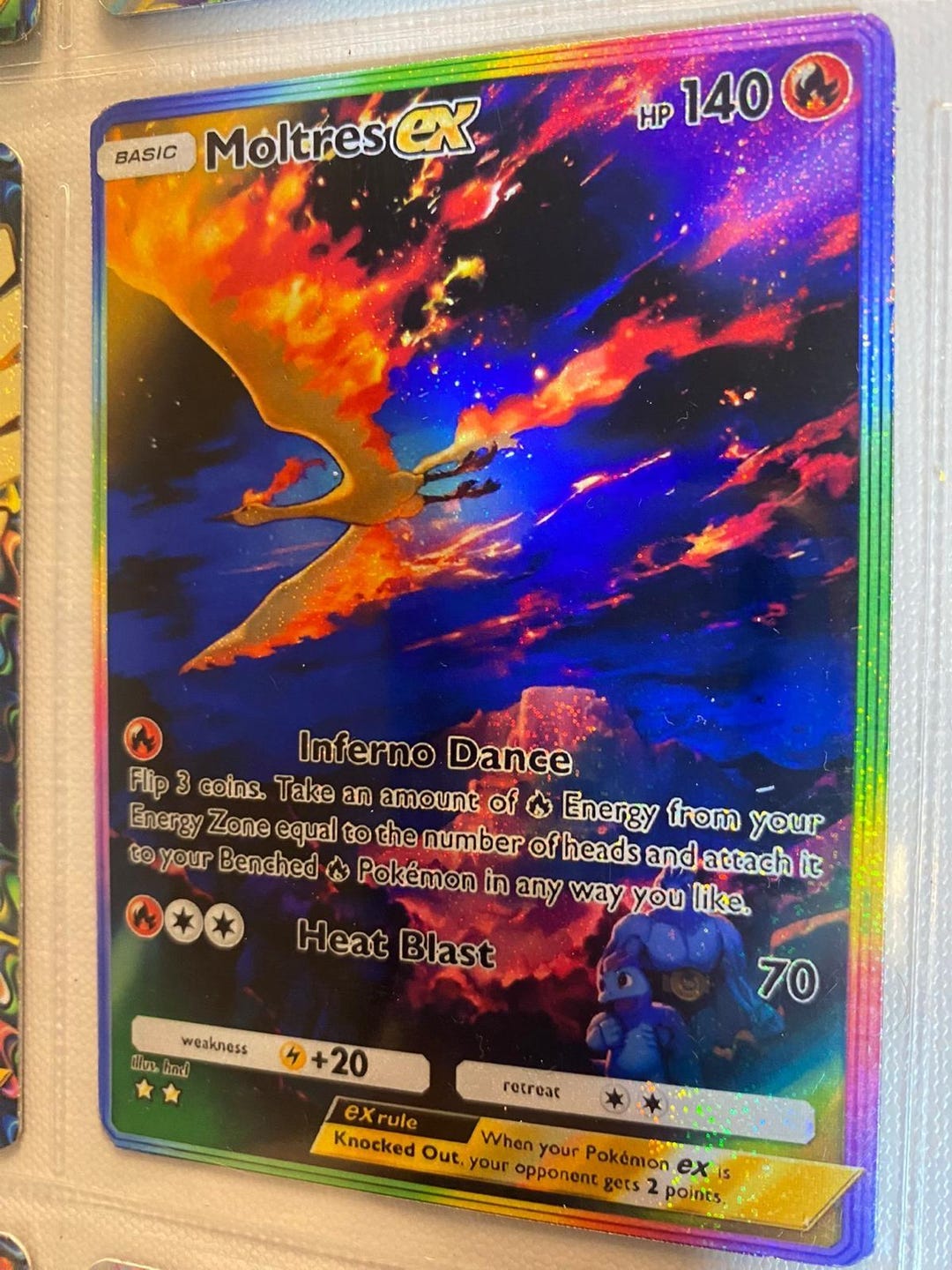 Moltres Ex Pocket App Tcg High Quality Proxy Pokemon Card Custom ...
