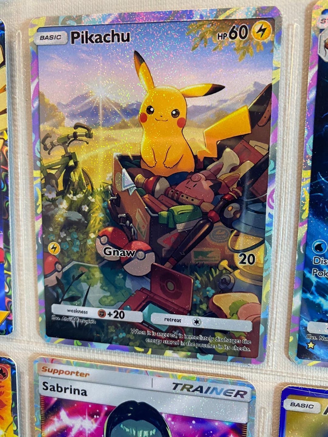 Pikachu Ex Pocket App Tcg High Quality Proxy Pokemon Card Custom ...