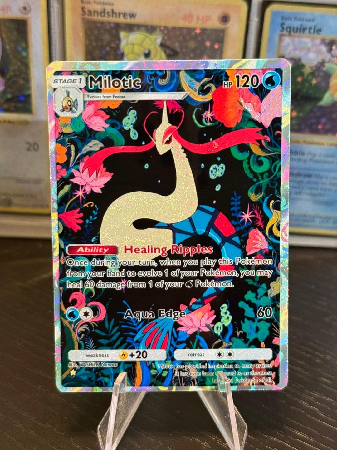 Milotic Ex Tcg High Quality Pokemon Card Custom Alternative Full Art ...