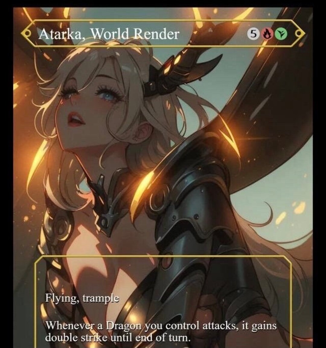 Atarka World Render Proxy Card Holographic - Etsy UK