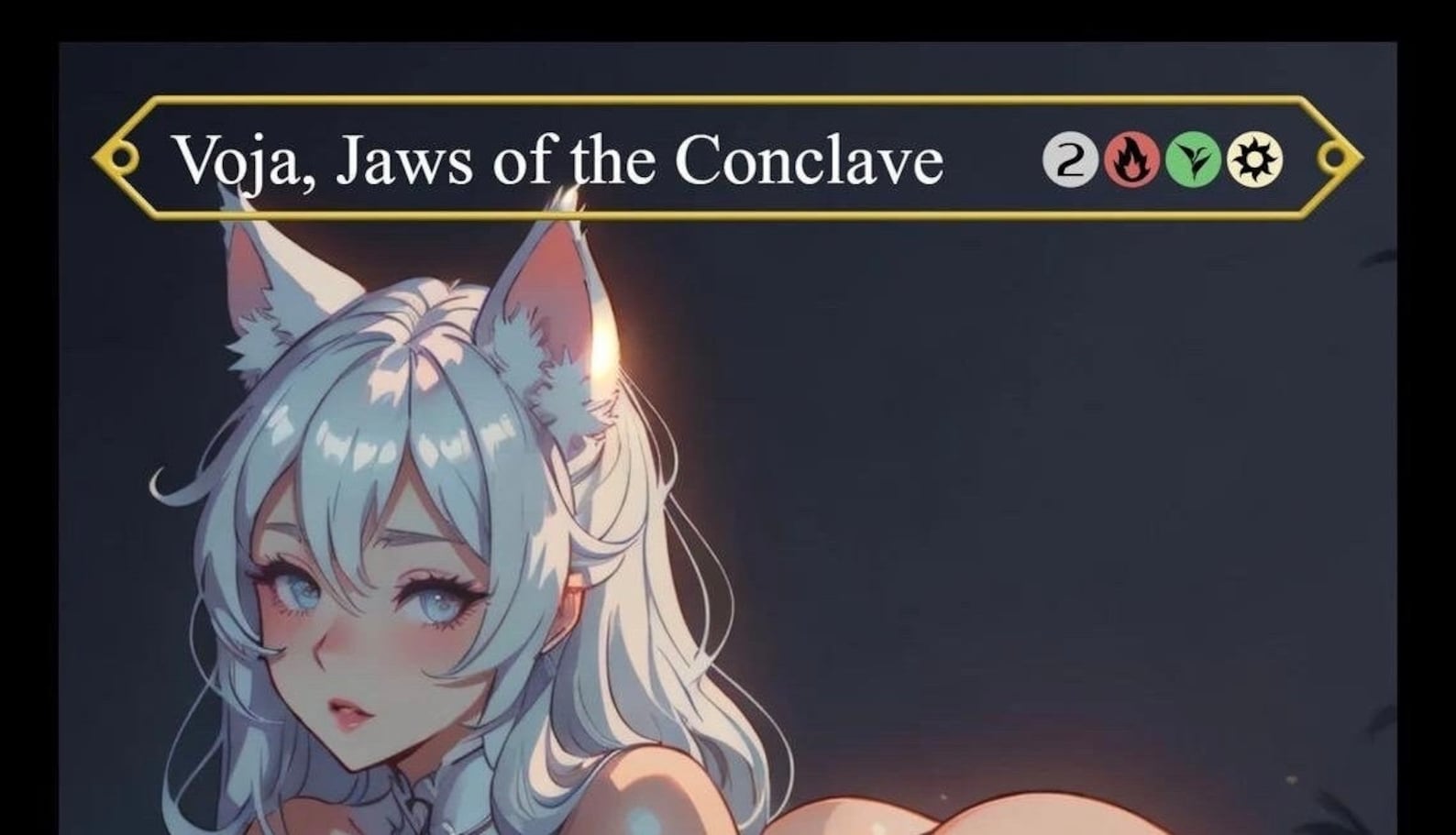 Voja Jaws of the Conclave Mtg Proxy Card Holographic - Etsy