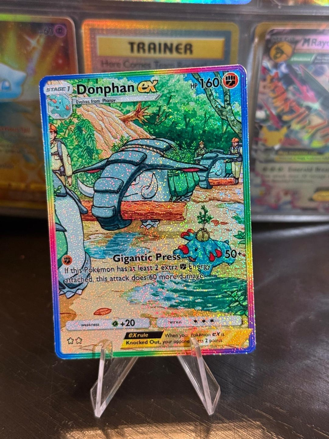 Donphan Ex Tcg High Quality Pokemon Card Custom Alternative Full Art ...