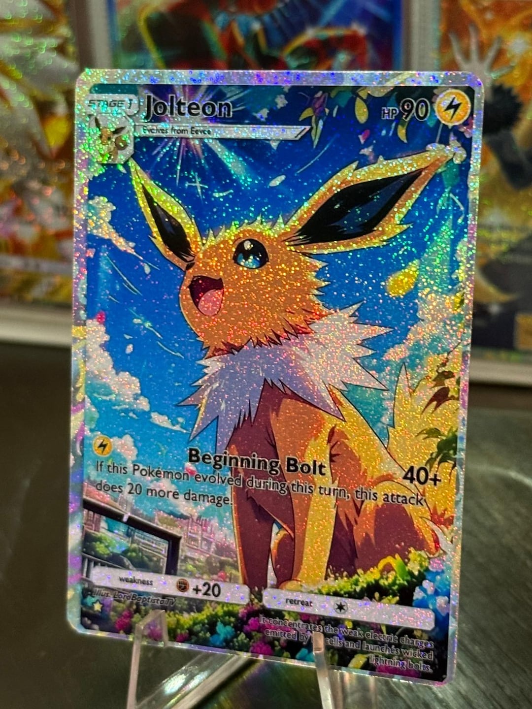 Jolteon Ex Pocket App Tcg High Quality Proxy Pokemon Card Custom ...