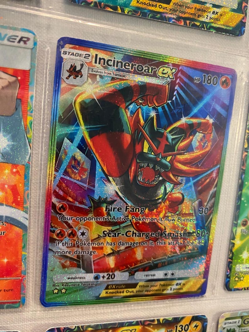 Incineroar Card Fan Art - Etsy