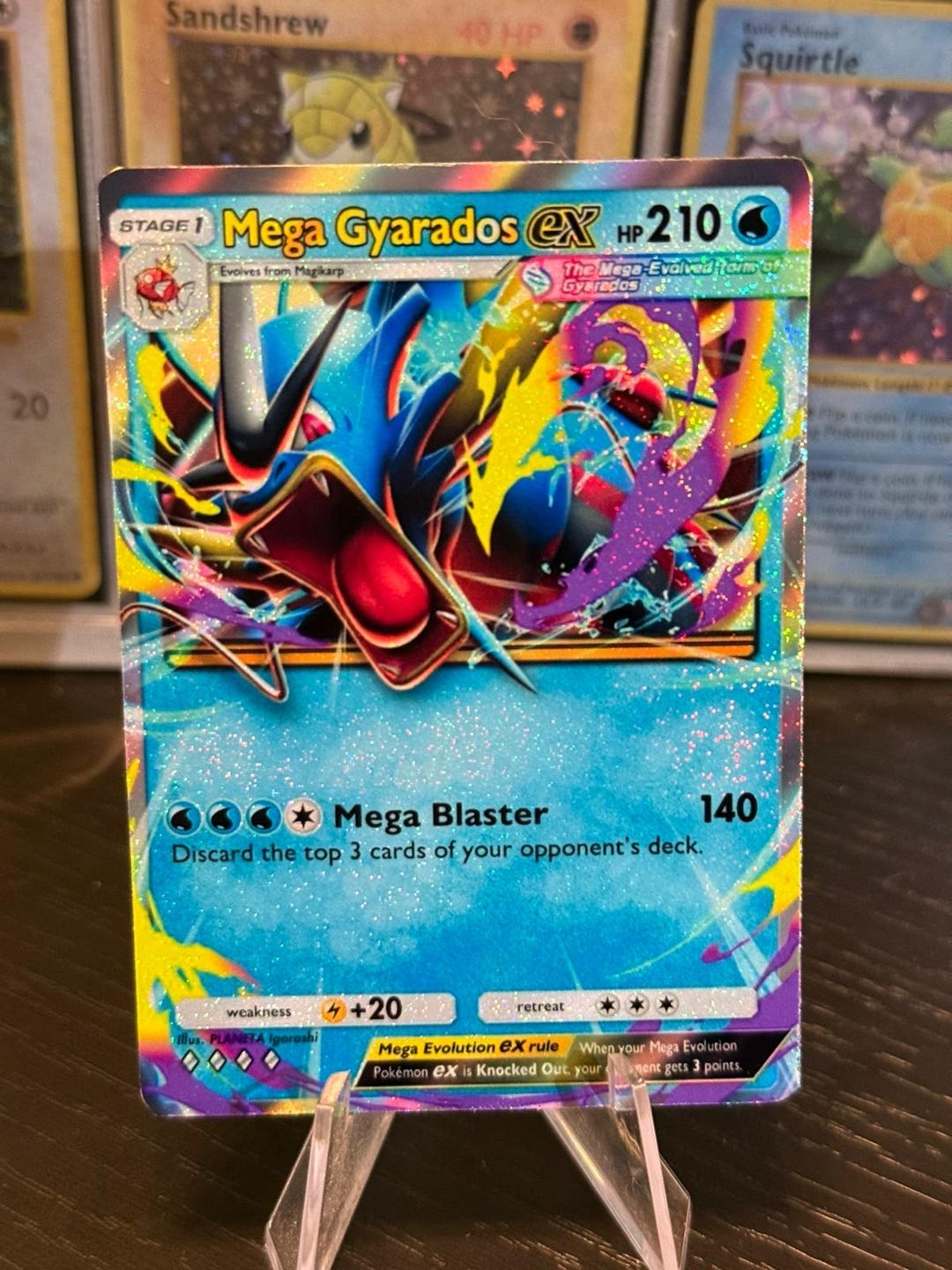 Mega Gyarados Card Fan Art - Etsy
