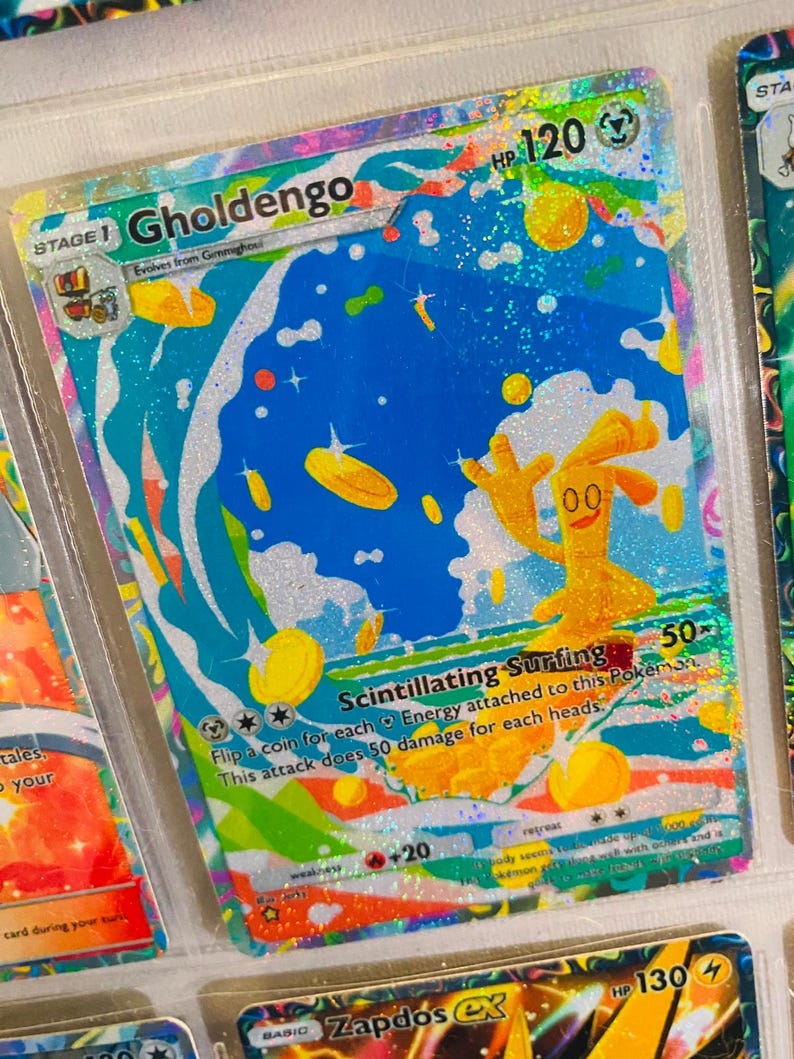 Gholdengo Card Fan Art - Etsy