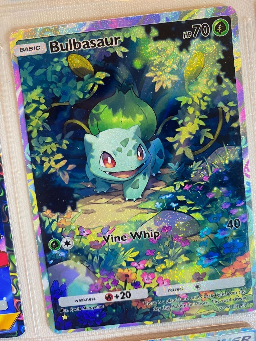 Bulbasaur Card Fan Art - Etsy
