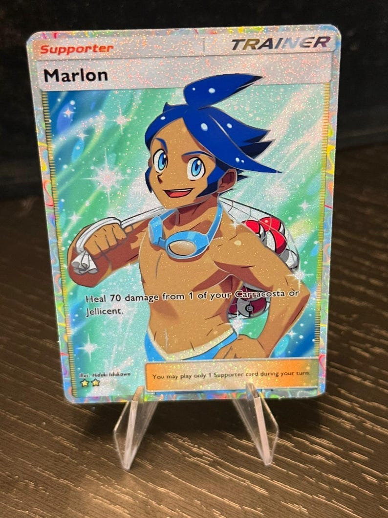 Marlon Card Fan Art - Etsy