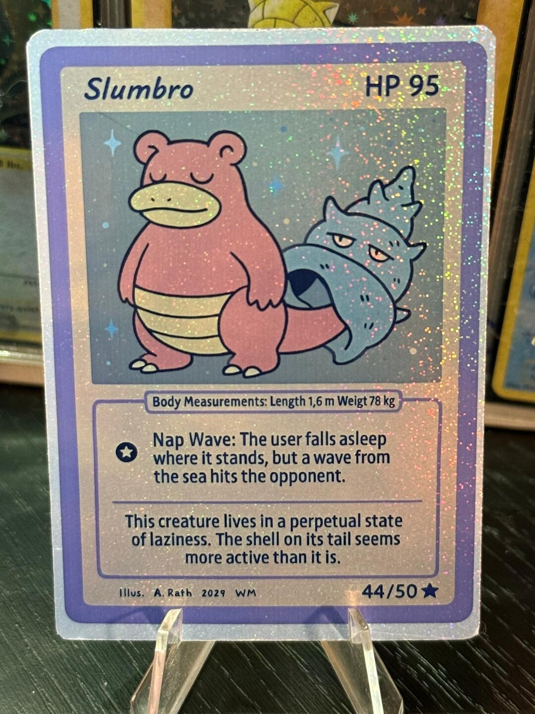 Slowbro Card Fan Art - Etsy