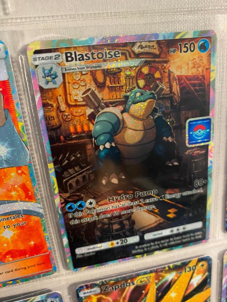 Blastoise Card Fan Art - Etsy Canada
