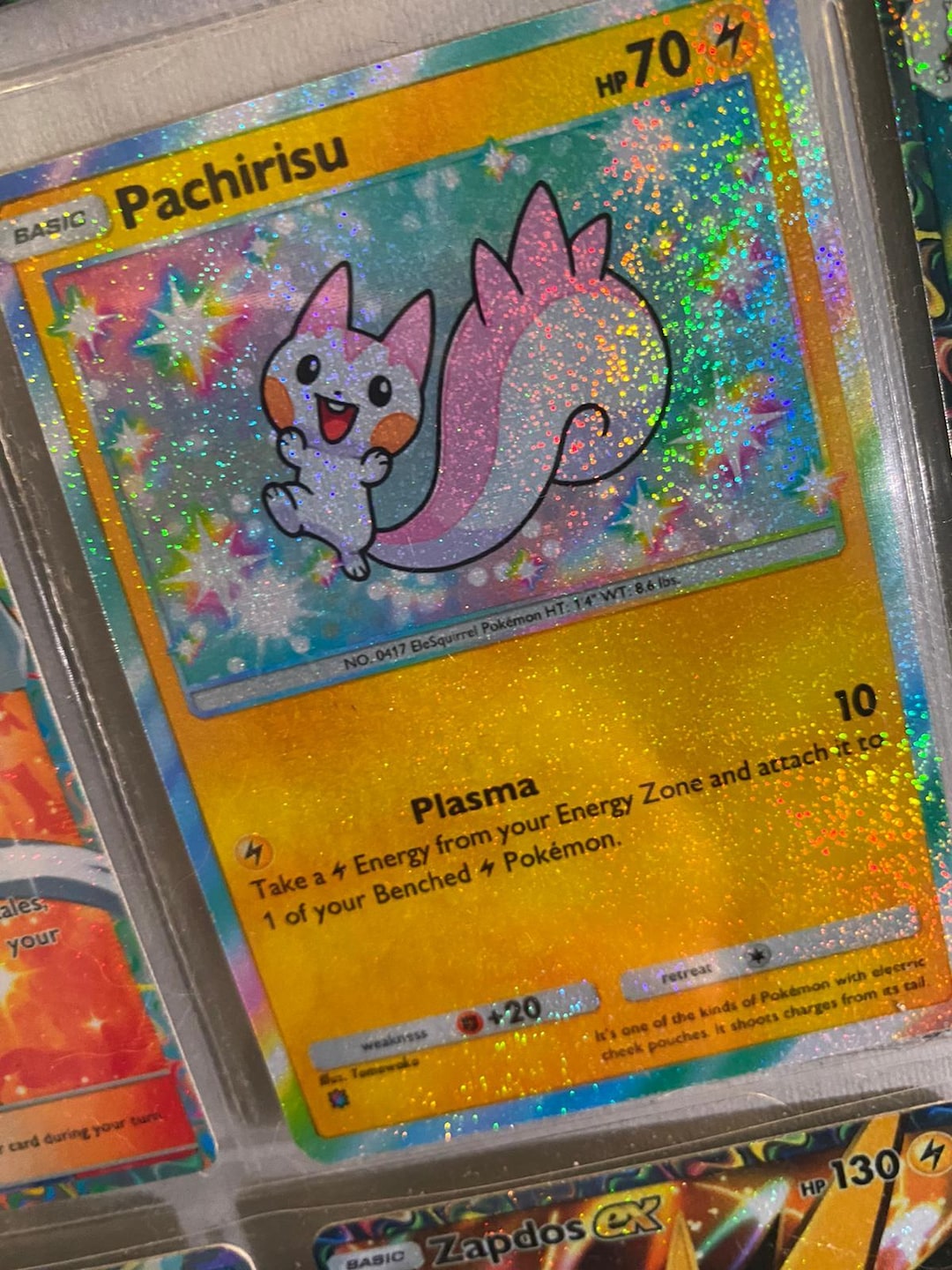 Pachirisu Ex Shiny Tcg High Quality Pokemon Card Custom Alternative ...