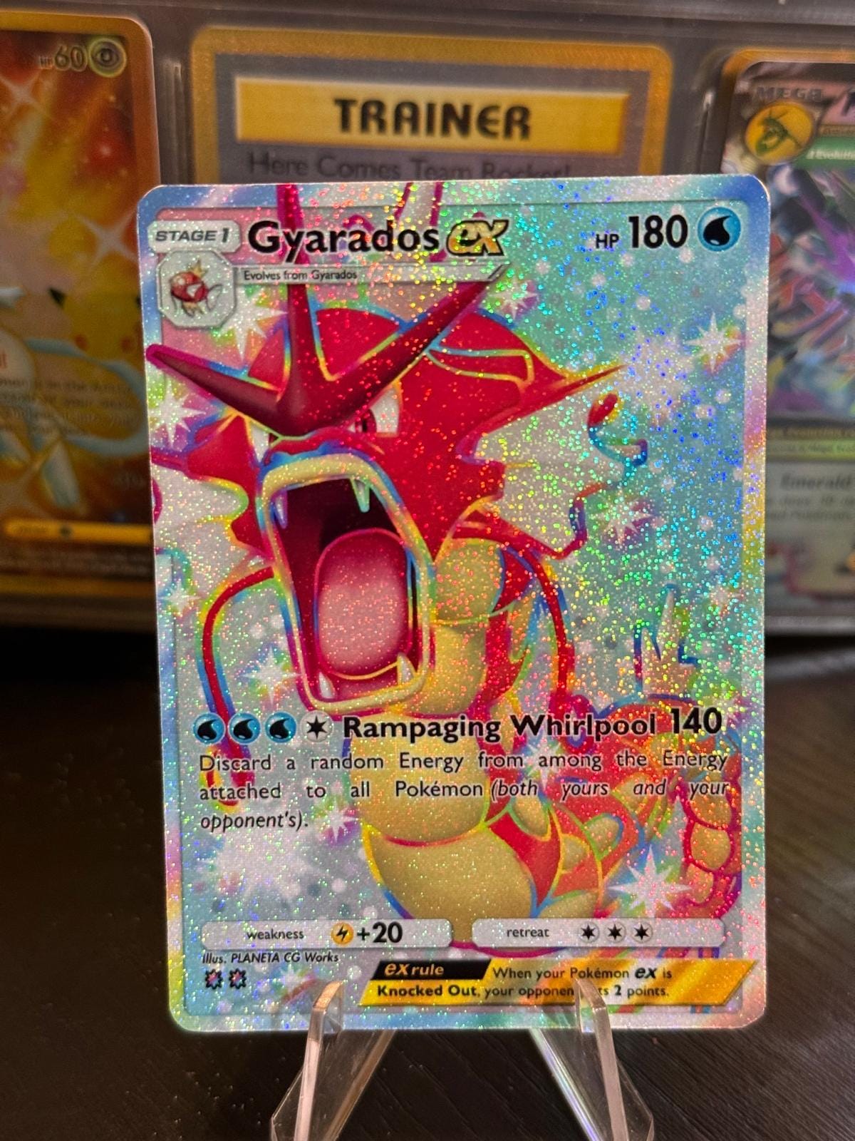 Red Gyarados Ex Card