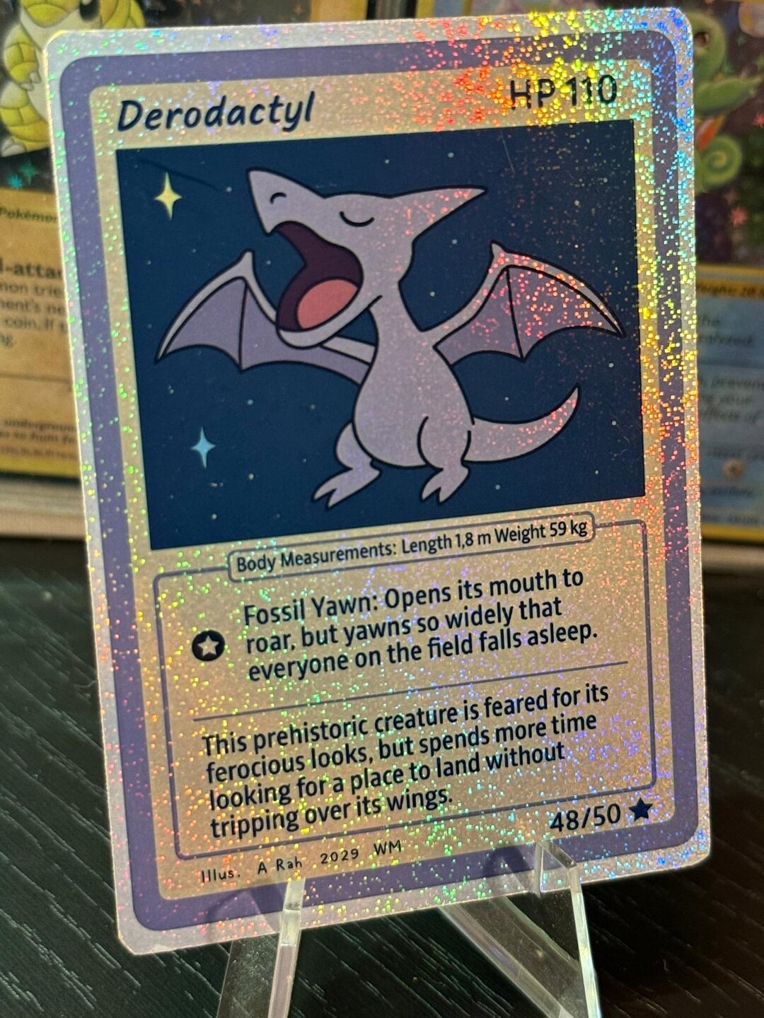 Aerodactyl Card Fan Art - Etsy