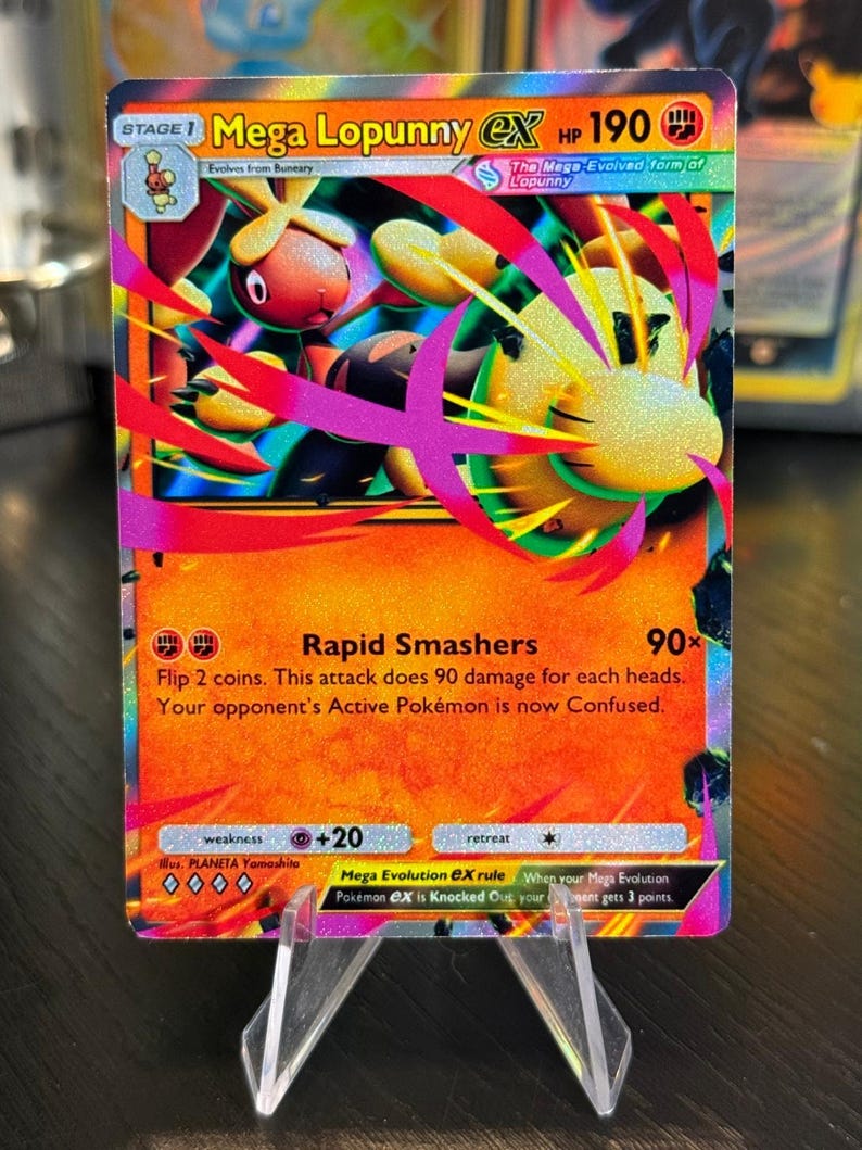 Mega Lopunny Card Fan Art - Etsy New Zealand