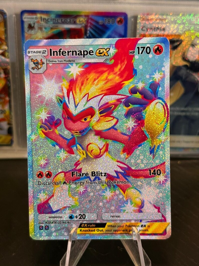Infernape Card Fan Art - Etsy