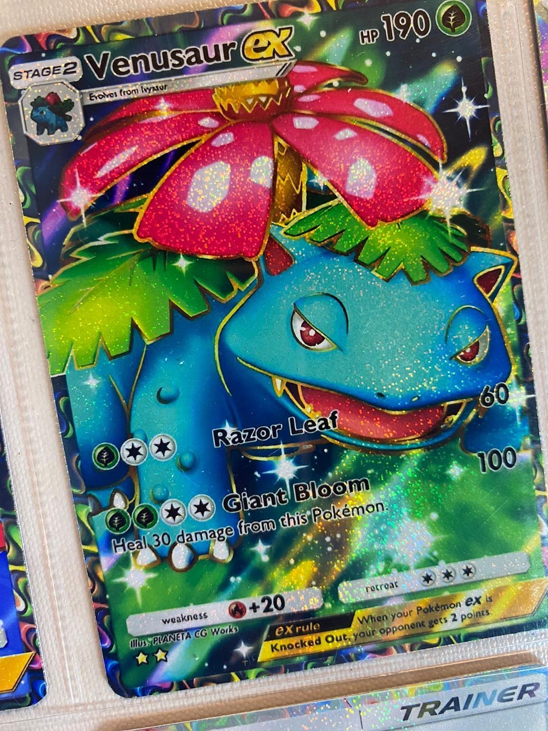 Venusaur Ex Pocket App Tcg High Quality Proxy Pokemon Card Custom ...