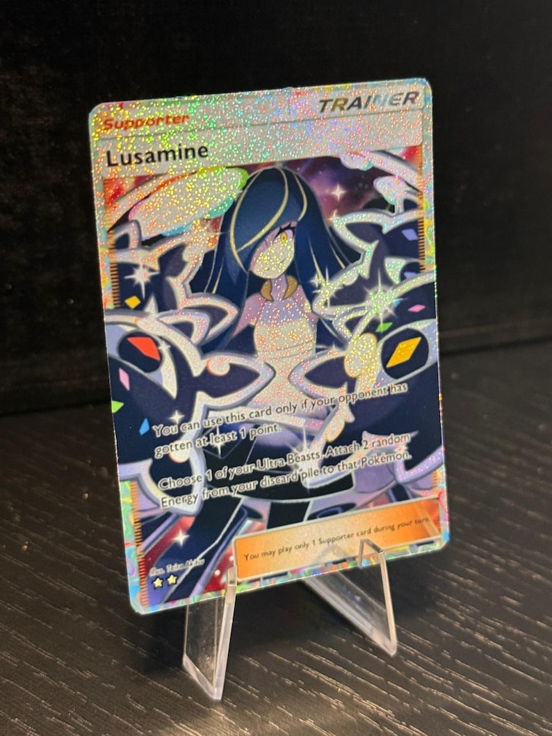 Lusamine Card Fan Art - Etsy