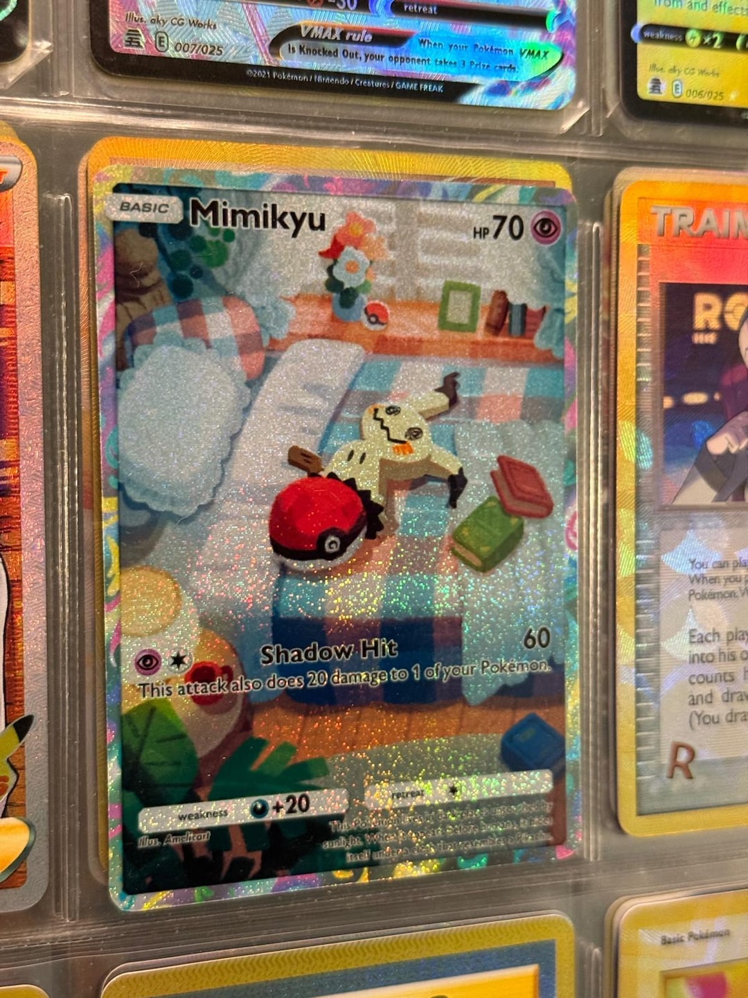 Mimikyu Promo A Card Fan Art - Etsy
