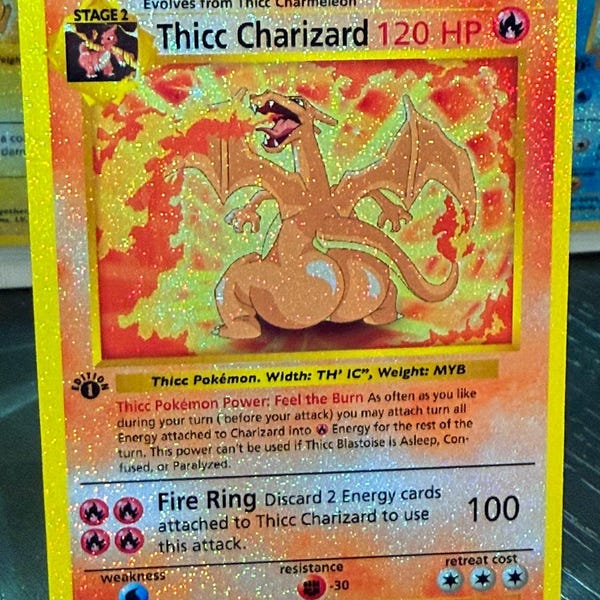 Thick Charizard - Etsy