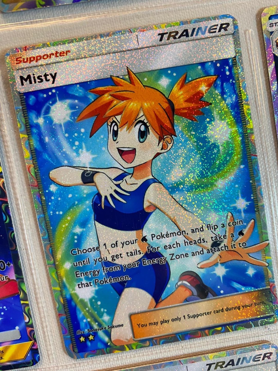 Misty Trainer Pocket App Tcg High Quality Proxy Pokemon Card Custom ...