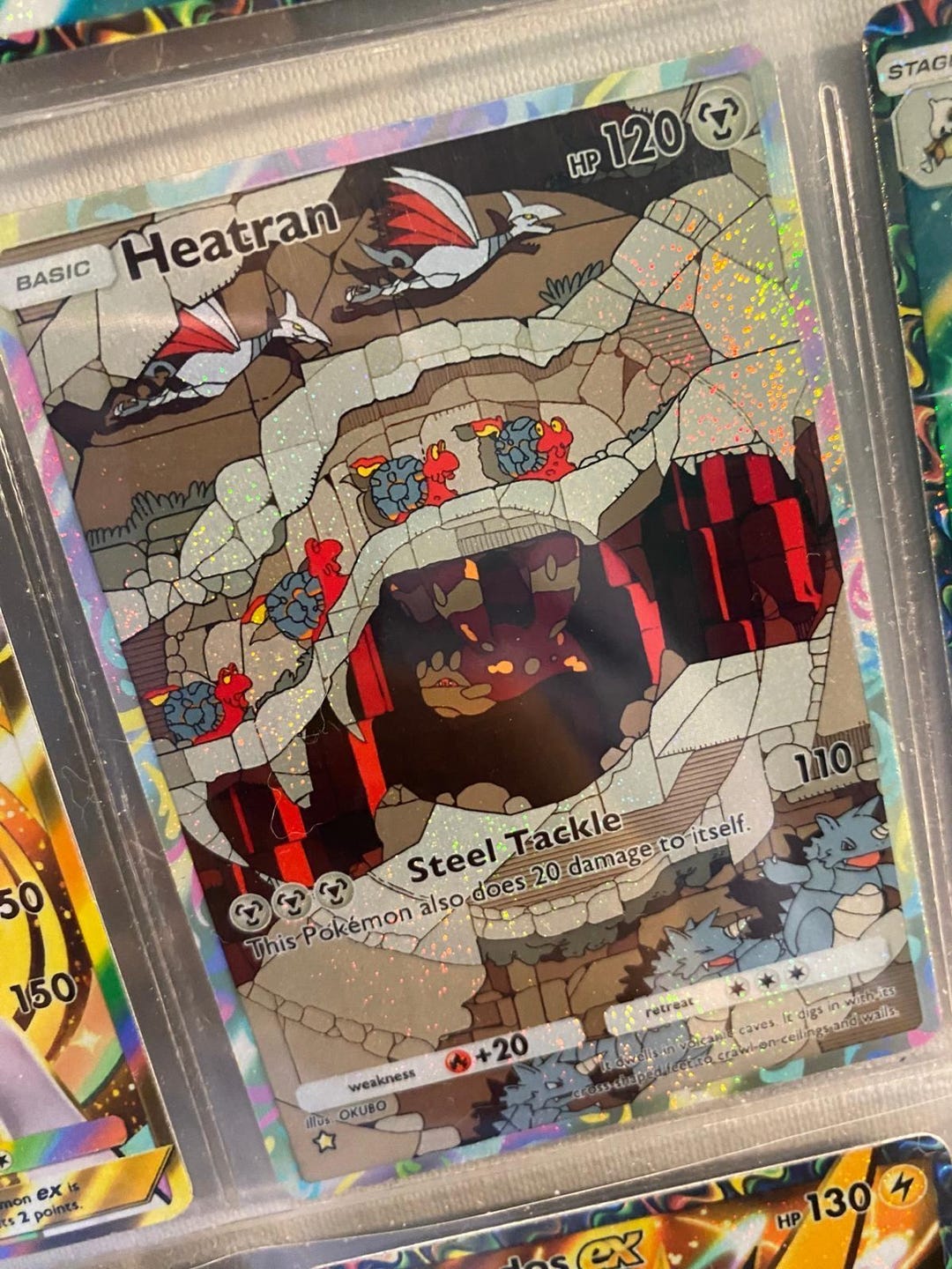 Heatran Pocket App Tcg High Quality Proxy Pokemon Card Custom Full Art ...