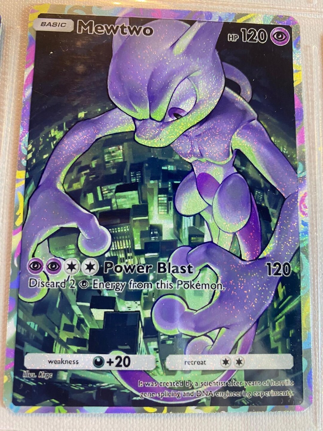 Mewtwo Ex Pocket App Tcg High Quality Proxy Pokemon Card Custom ...