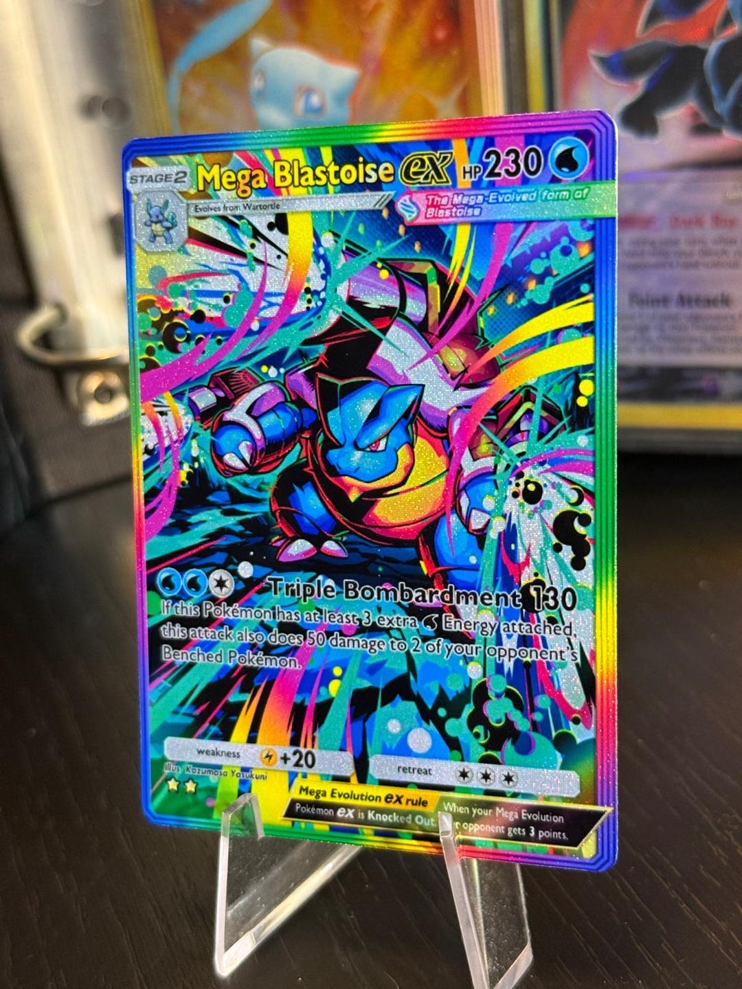 Mega Blastoise Card Fan Art - Etsy