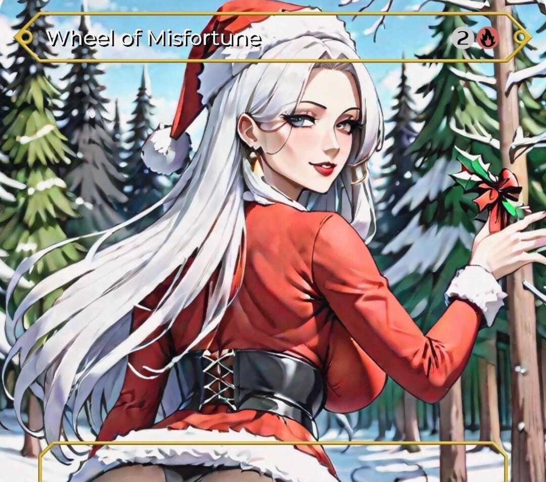 Wheel of Misfortune Holographic Proxy Card - Etsy