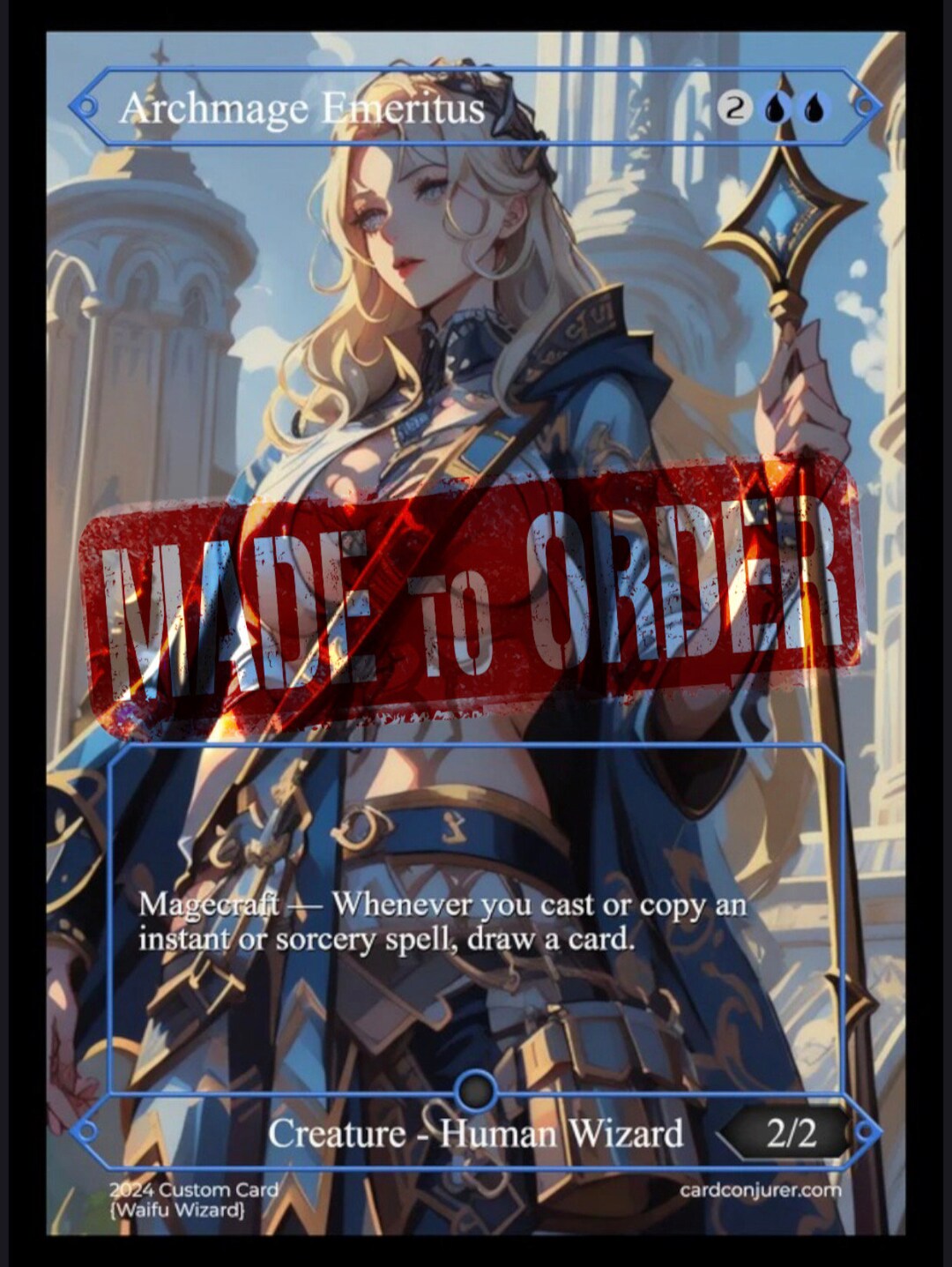 Archmage Emeritus Custom Proxy Card Holographic - Etsy