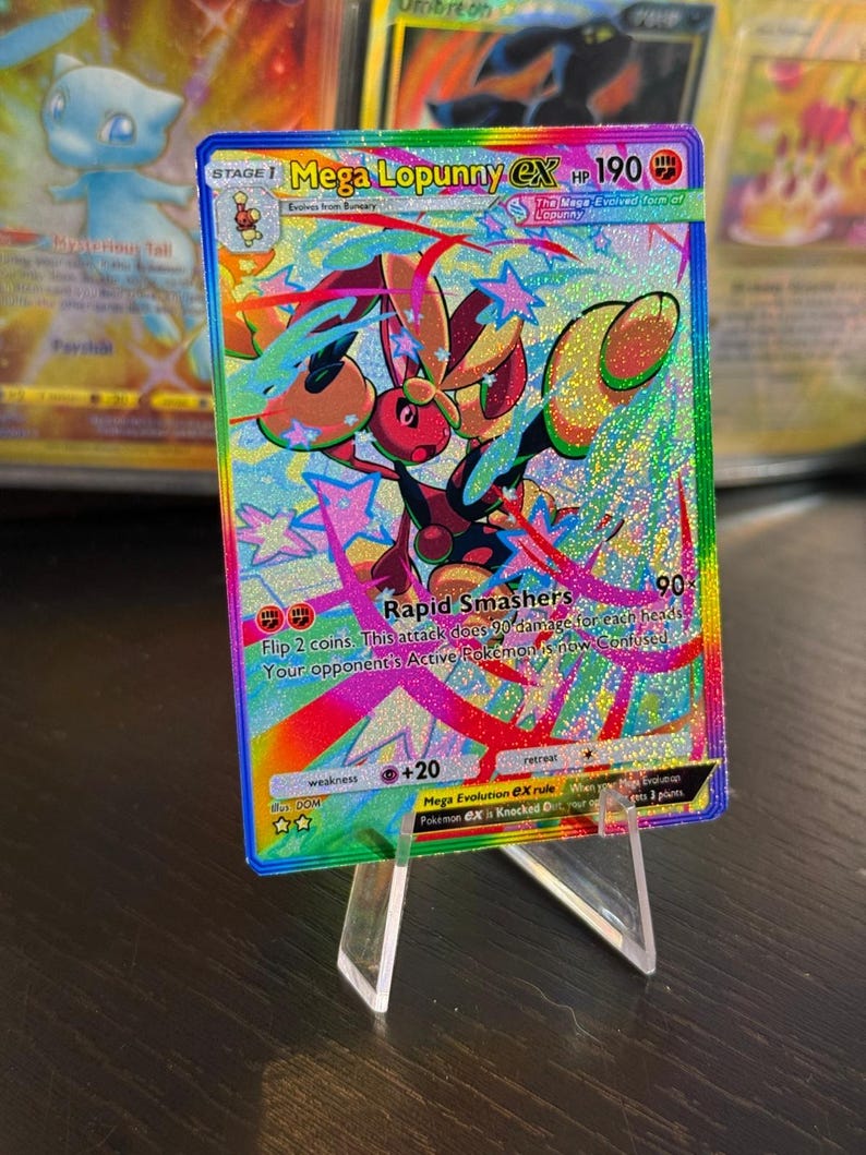 Mega Lopunny Card Fan Art - Etsy