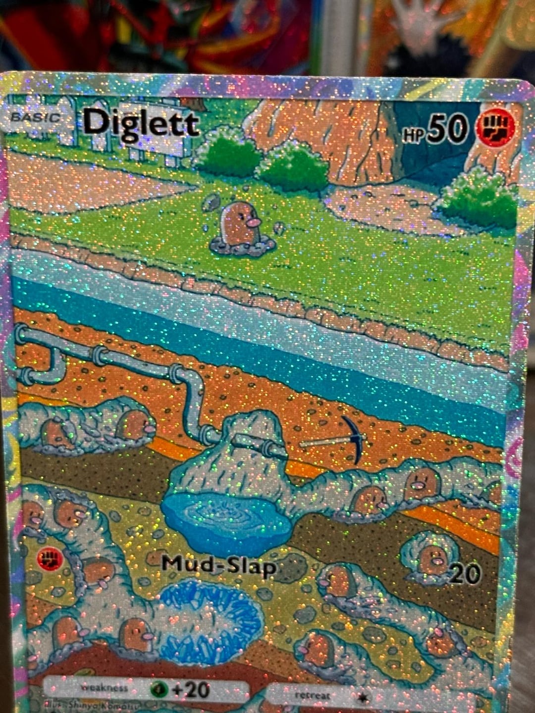 Diglett Card Fan Art - Etsy