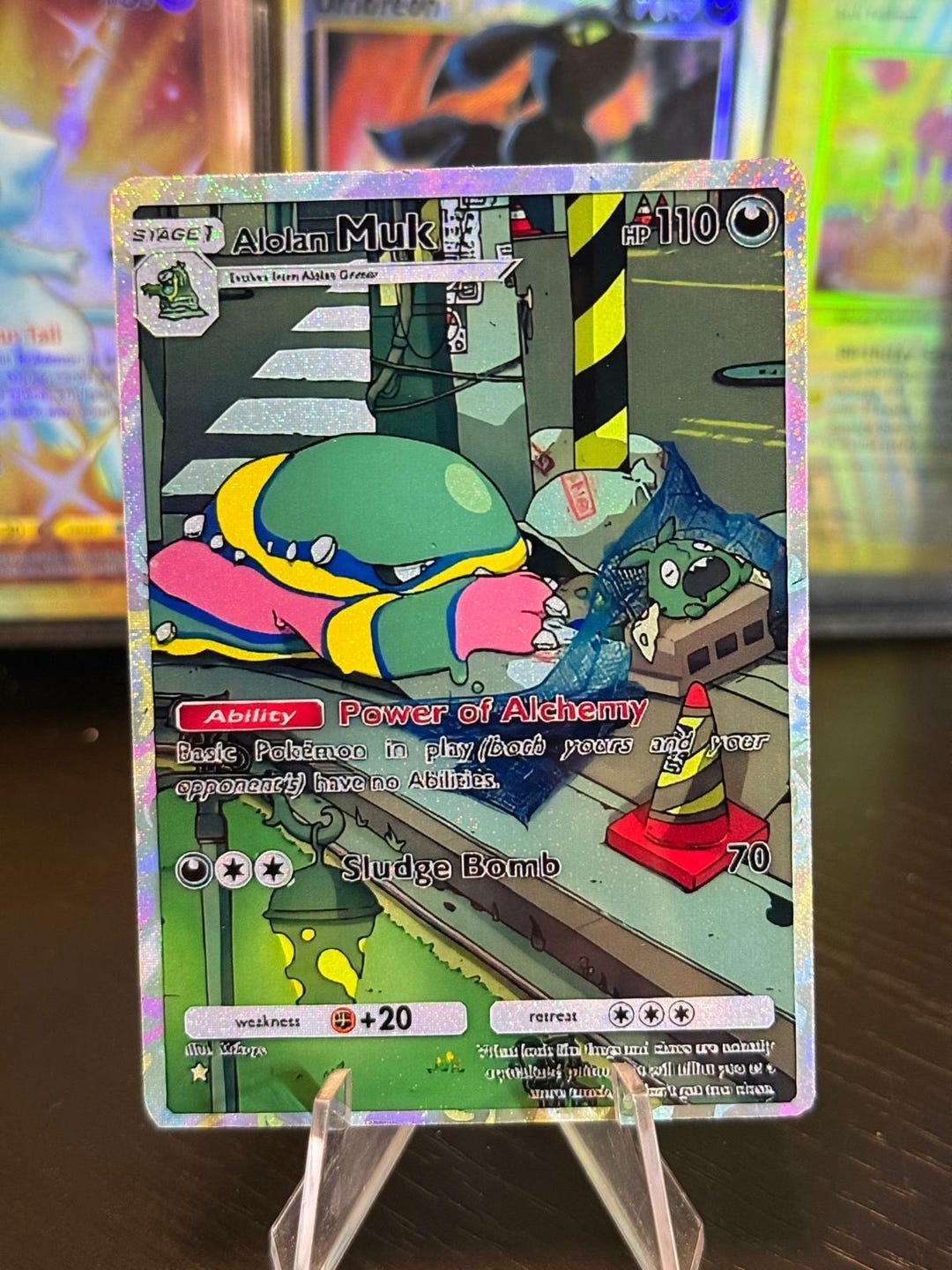Alolan Muk Card Fan Art - Etsy