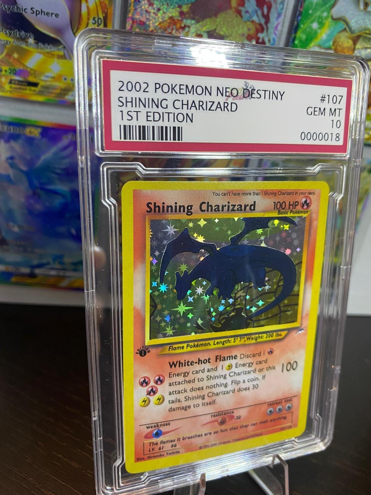 Shining Charizard Neo Destiny 107/105 Tcg High Quality Proxy Pokemon ...