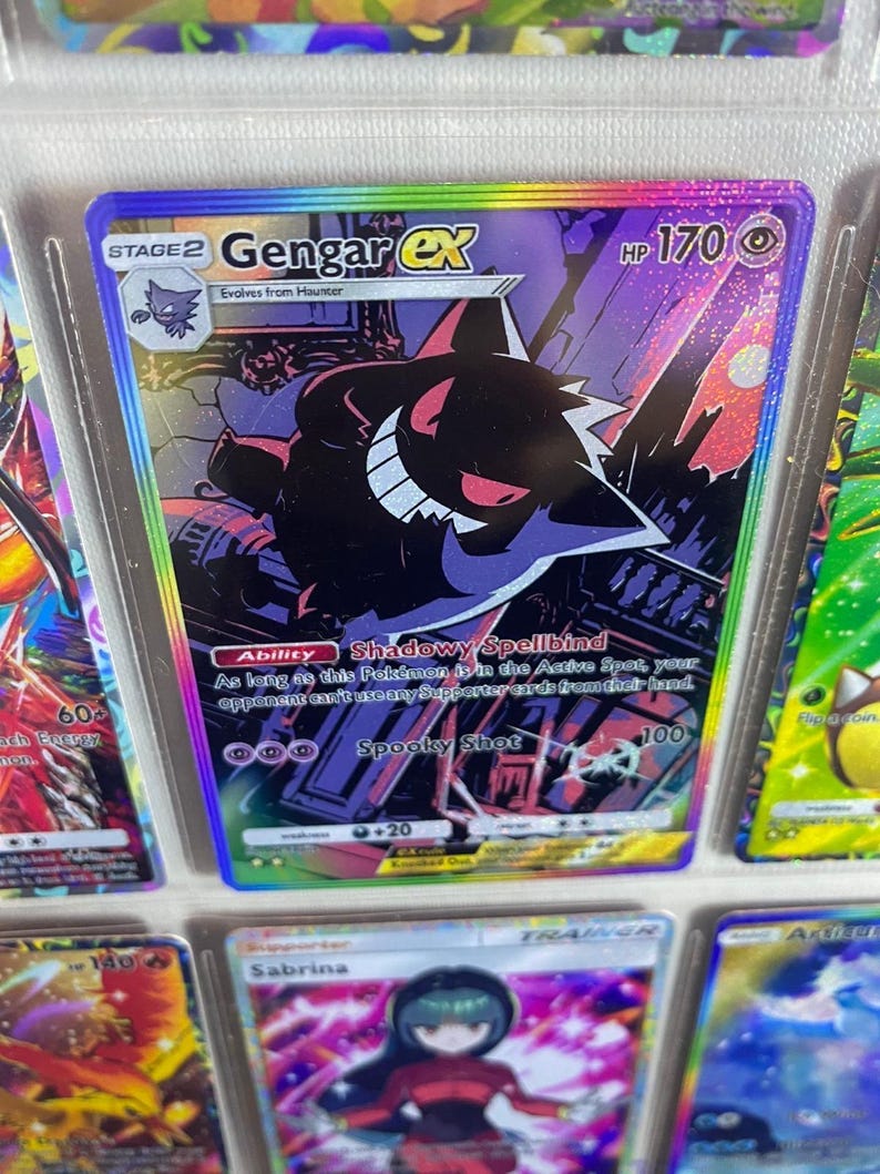 Gengar Card Fan Art - Etsy