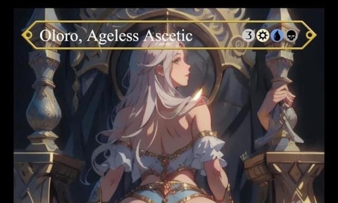 Oloro Ageless Ascetic Mtg Proxy Card Holographic - Etsy