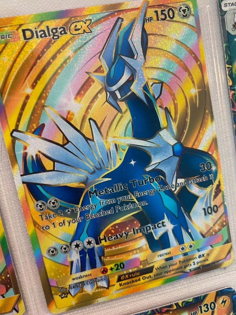 Dialga Card Fan Art - Etsy
