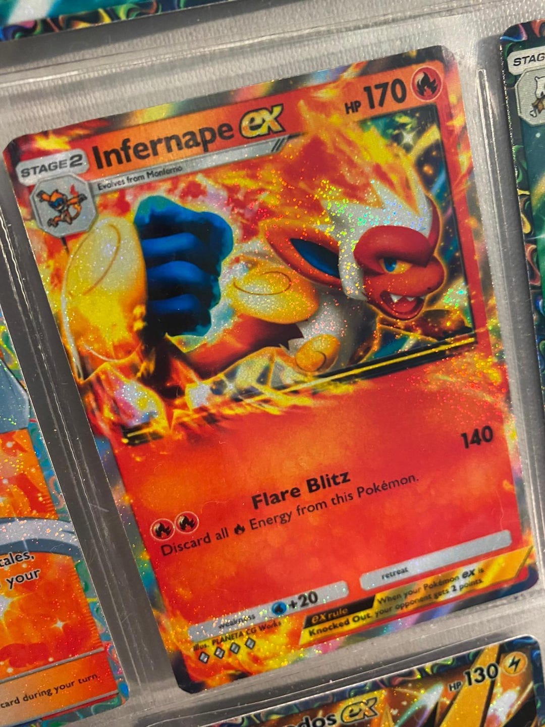 Infernape Ex Promo Pocket App Tcg High Quality Proxy Pokemon Card ...