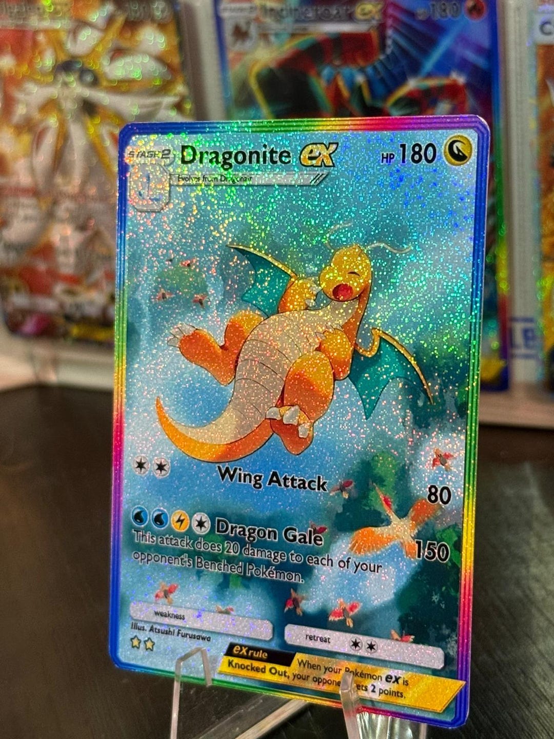 Dragonite Ex Pocket App Tcg High Quality Proxy Pokemon Card Custom ...