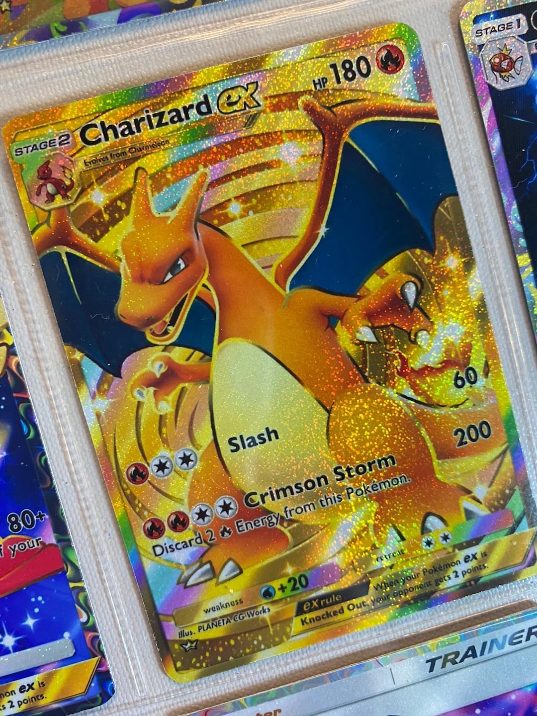 Charizard Ex Tcg High Quality Pokemon Card Custom Alternative Full Art ...